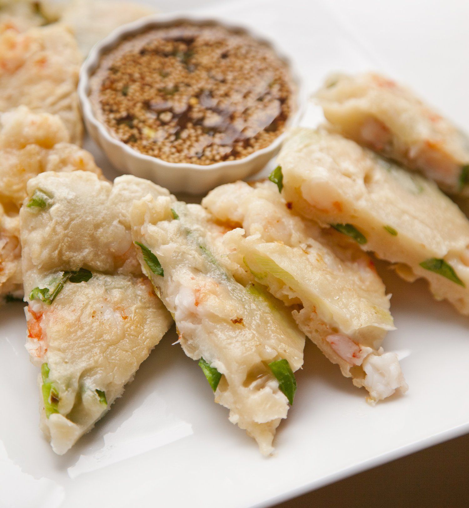 Shrimp and Scallion Pancakes